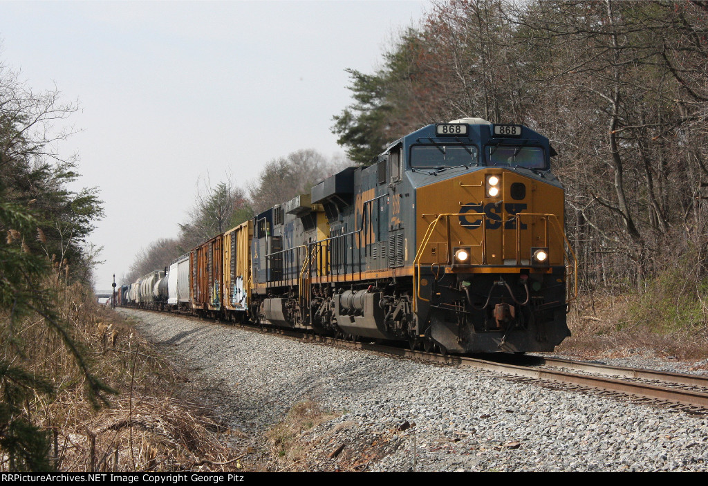 CSX Q438 at Poplar, MD
